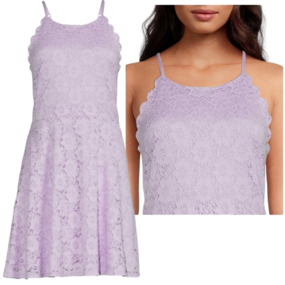 NOBO | Dresses | No Boundaries Juniors High Neck Lace Dress | Poshmark